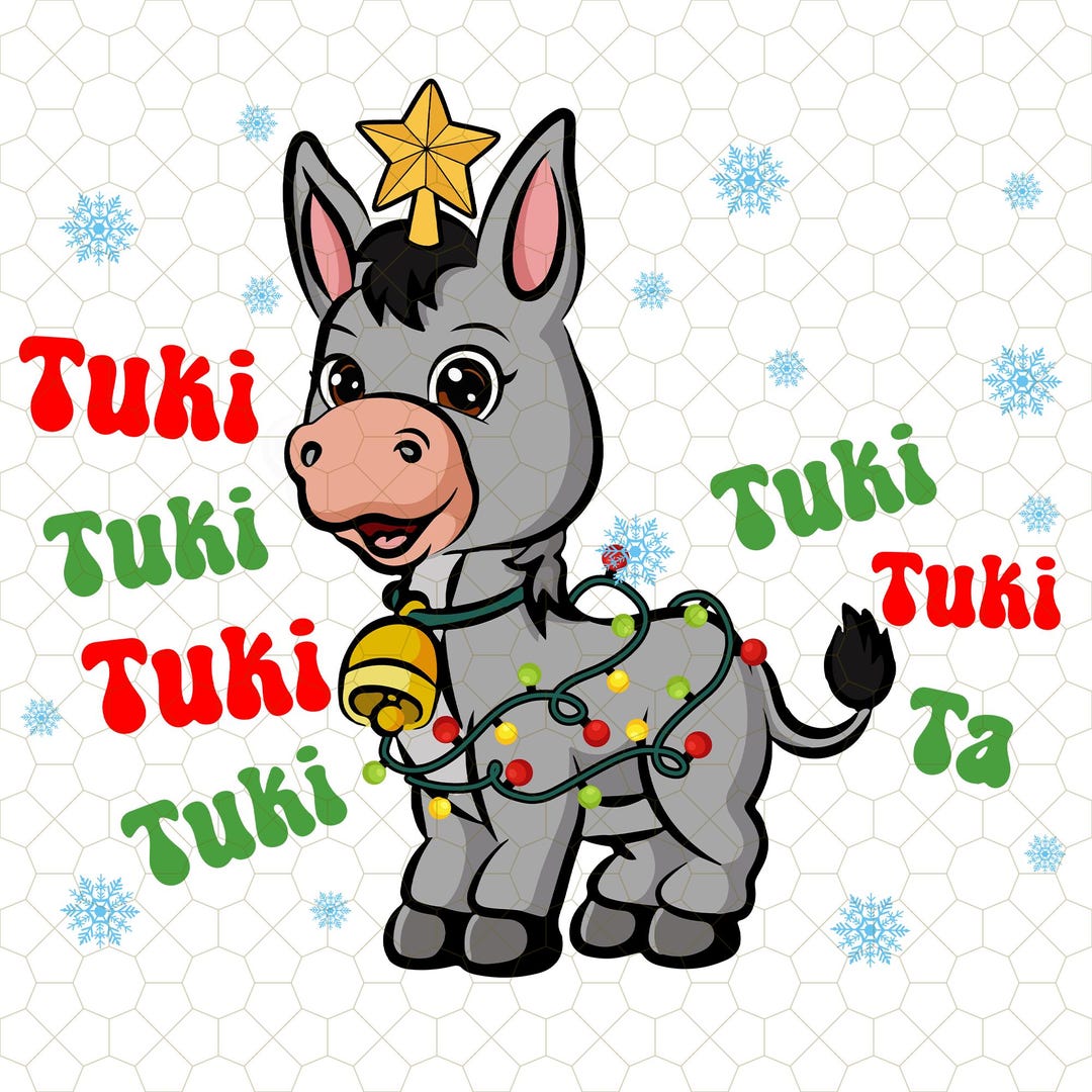 Tuki Tuki Tuki Donkey Mexican Christmas Png, Mi Burrito Sabanero ...