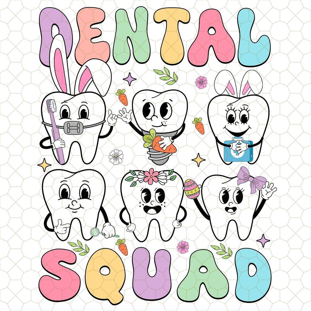Dental Squad Easter Png, Easter Tooth Png, Dentist Easter, Dentist of ...
