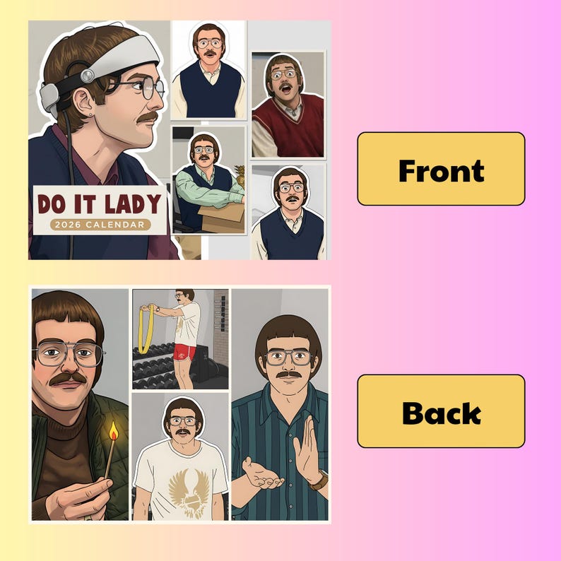 Do It Lady 2026 Wall Calendar, Do It Lady Meme Calendar, Funny ...