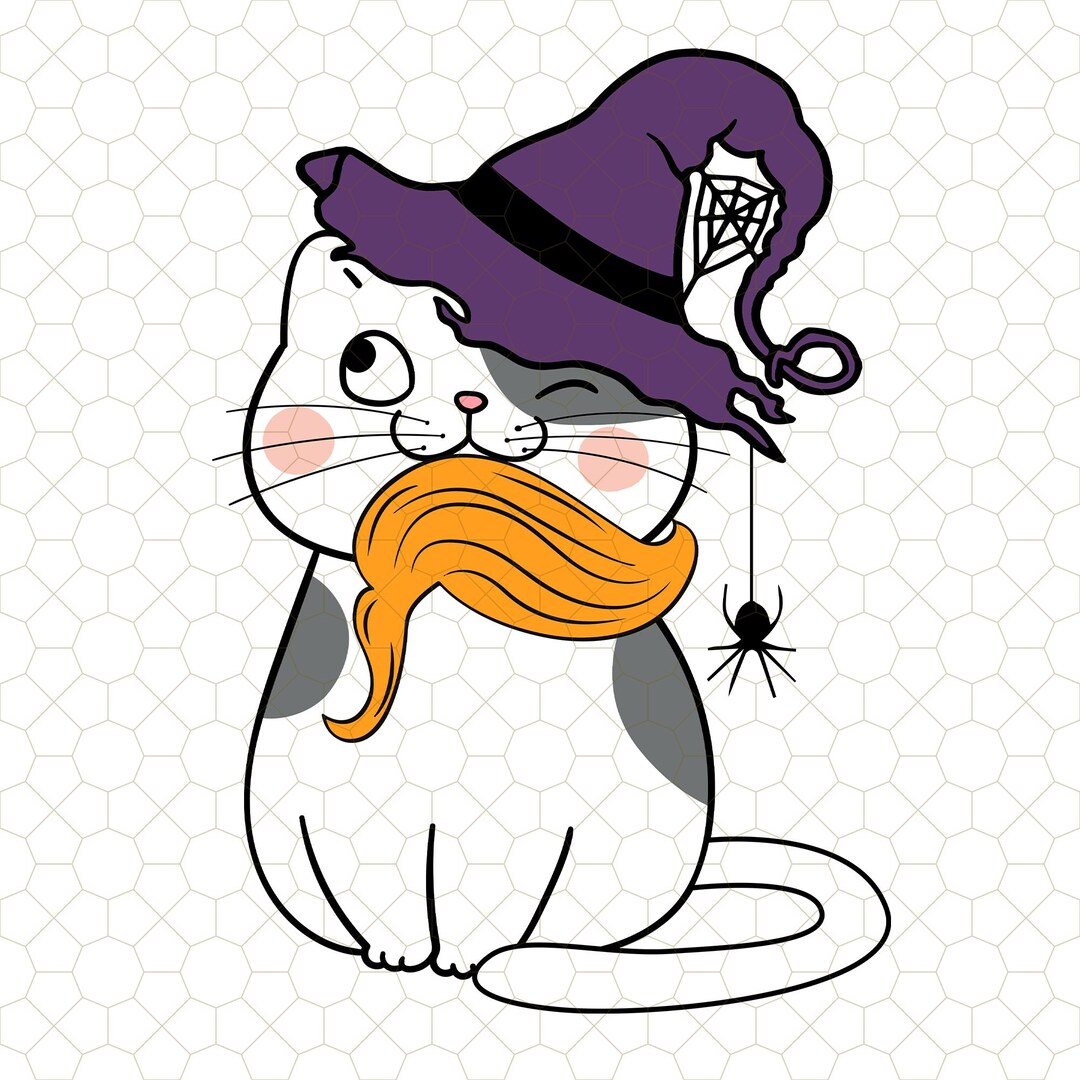 Witch Cats for Harris Anti Trump Png, Vote Harris Walz Png, Empowered ...