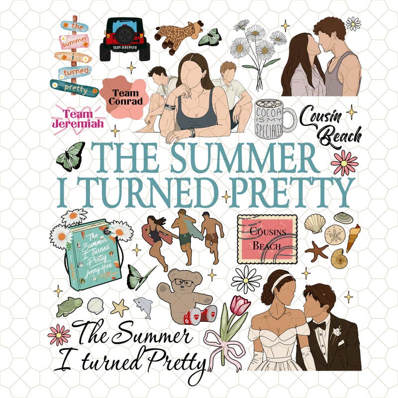 Summer I Turned Pretty Fonts - Etsy