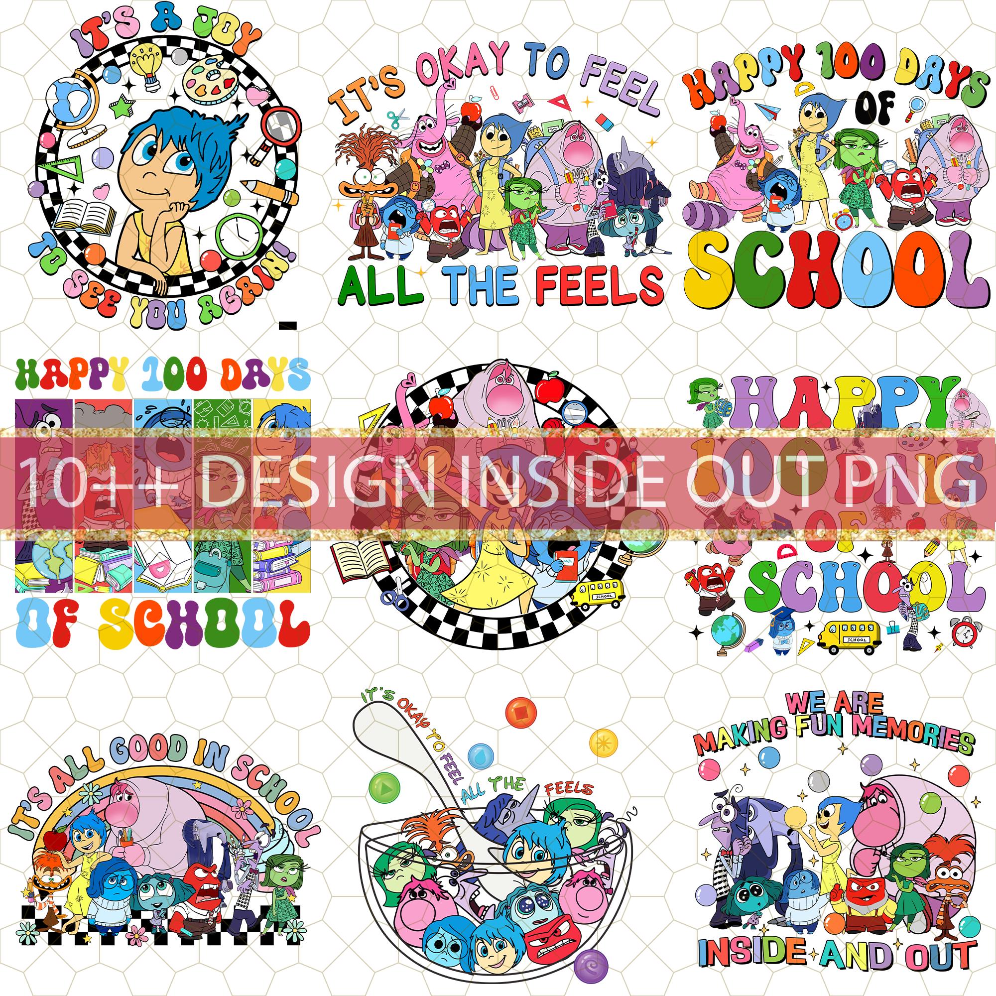 10++bundle Inside Out Emotions Characters Png, Inside Out 2 Character ...