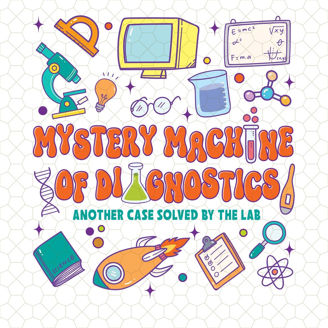 Lab Week 2025 Mystery Machine Png, Mystery Machine of Diagnostics Png ...