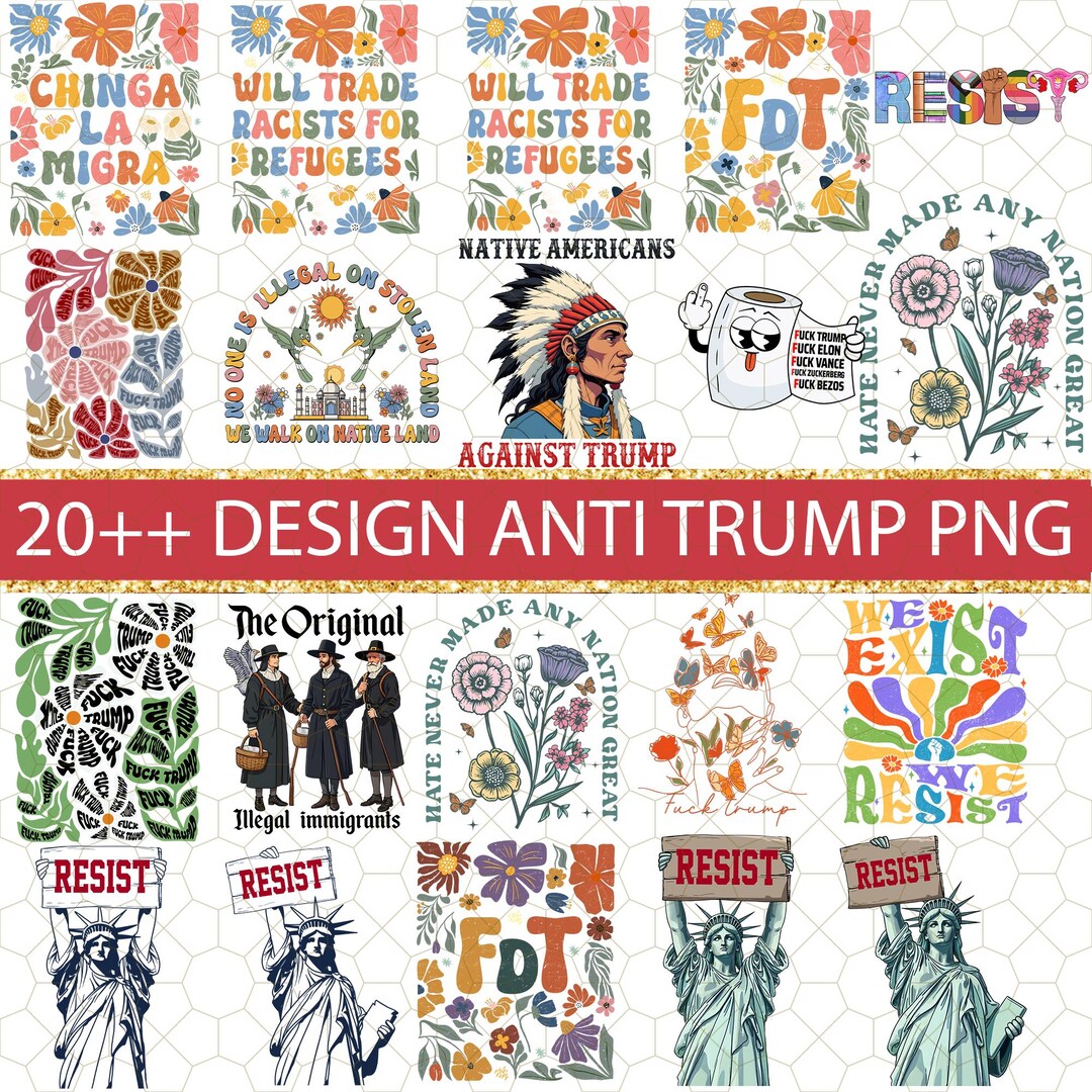 20+ Anti Trump Png Bundle, Subtle Trump Wildflower, FDT Anti Trump Png ...
