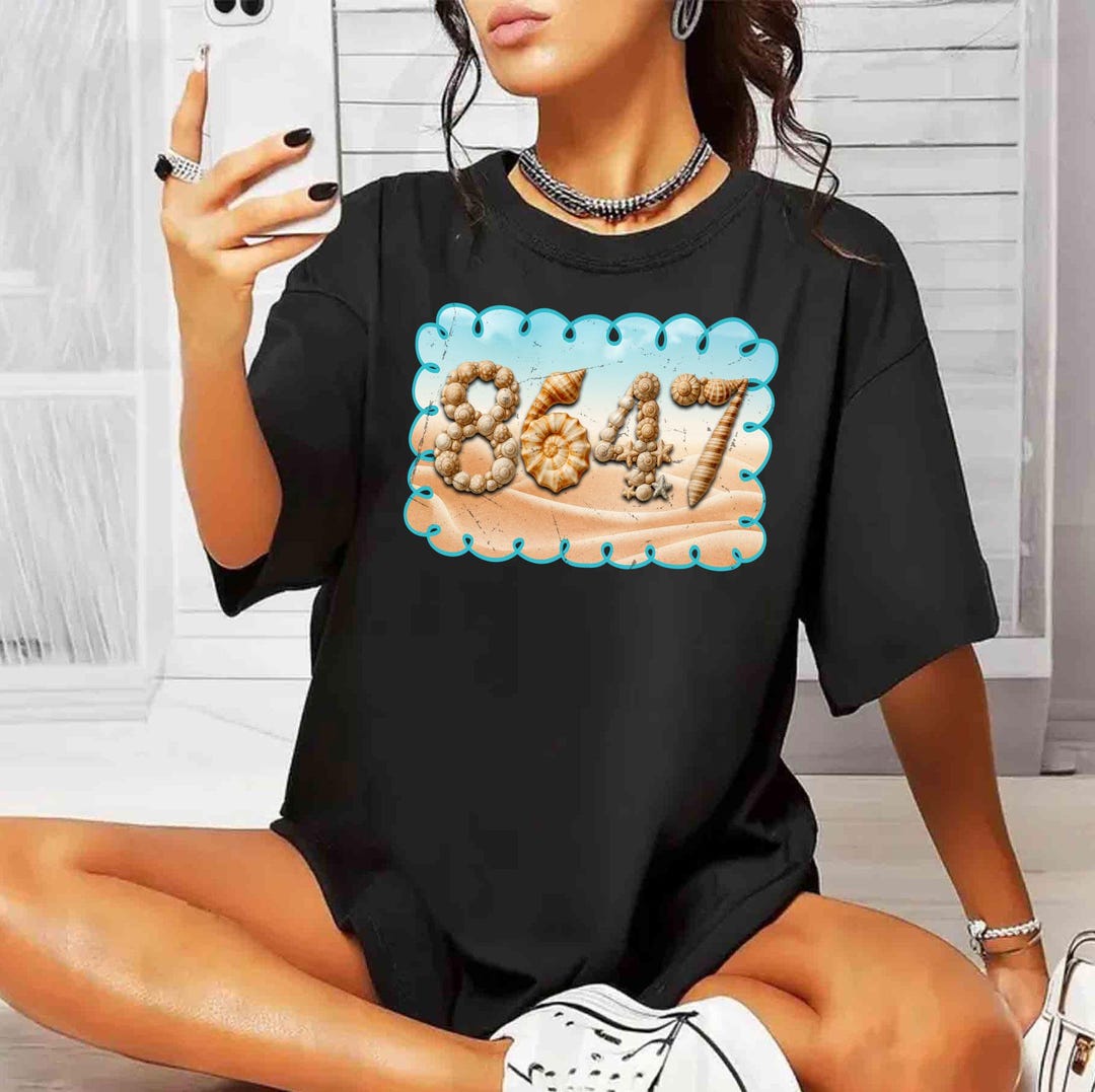 8647 Seashells Shirt, Subtle Anti Trump 8647 Seashells at the Beach ...