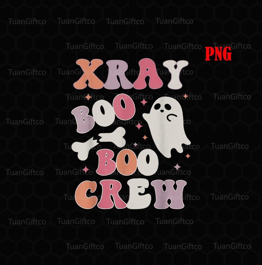 X Ray Boo Boo Crew Ghost Radiology Halloween Fall Nurse Png - Etsy