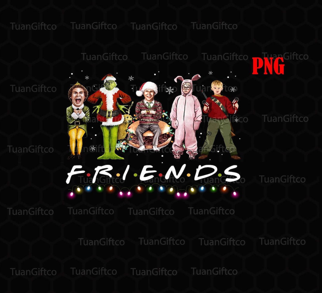 Christmas Friends Png, Christmas Movie Png, Christmas Movie Friends Png ...