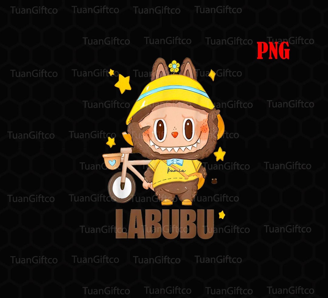 Labubu Bicycle Png, Png Cut File for Cricut,labubu Bicycle Face Png ...