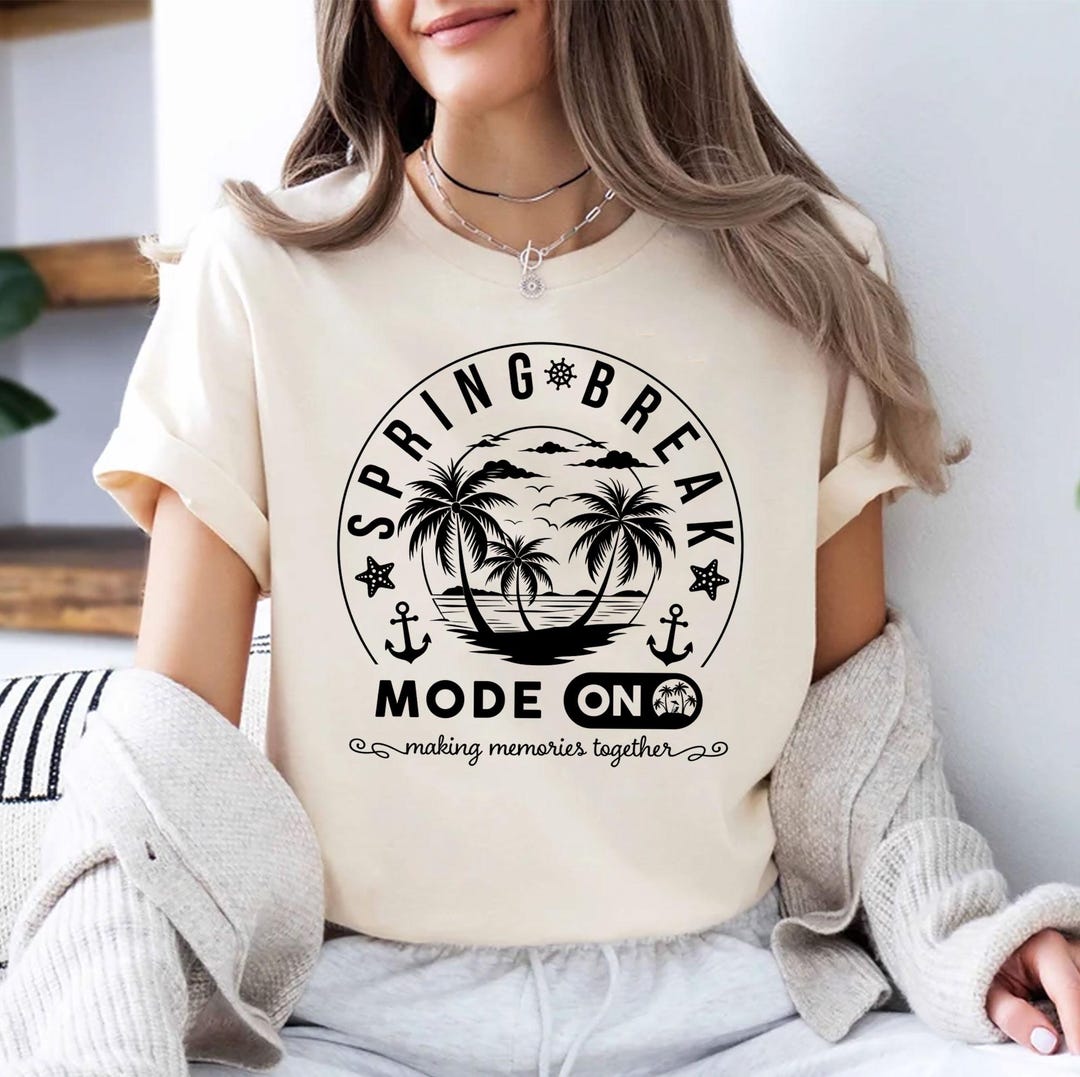 Spring Break 2025 Shirt, Spring Break Squad Shirt, Funny Spring Shirt ...