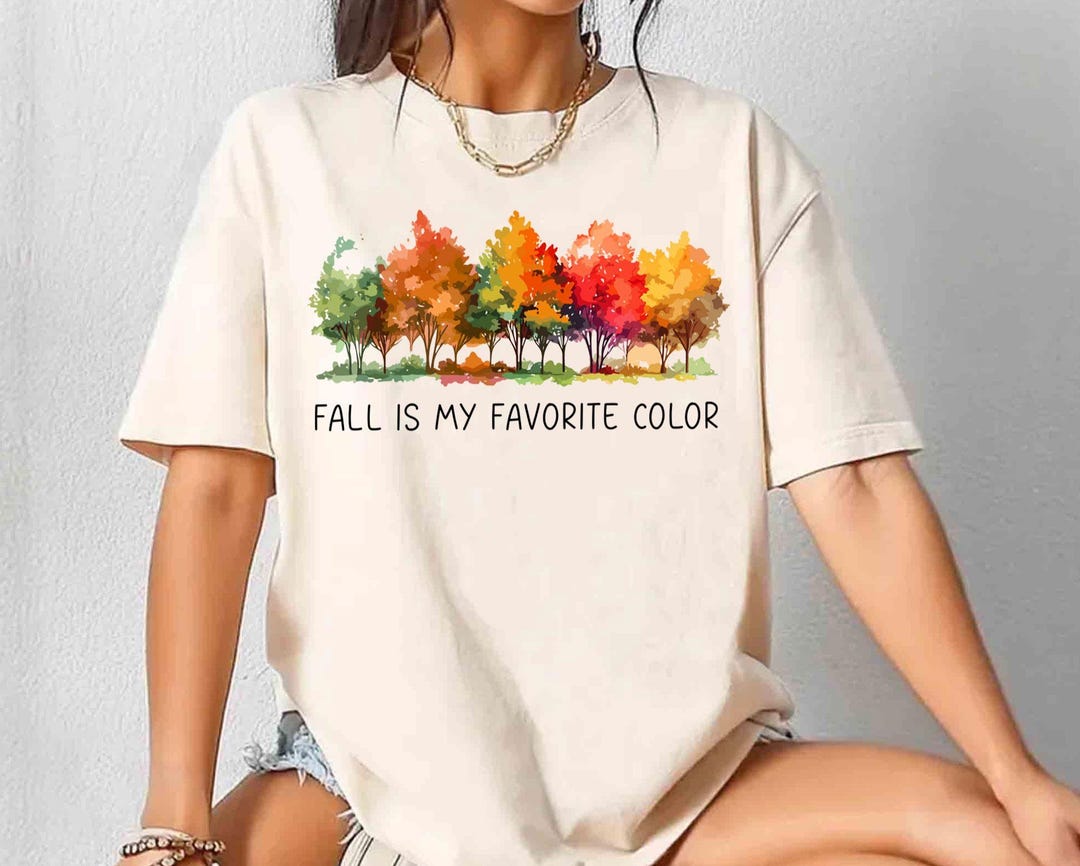 Fall is My Favorite Color Shirt: Women's Autumn Leaves Tee - Etsy