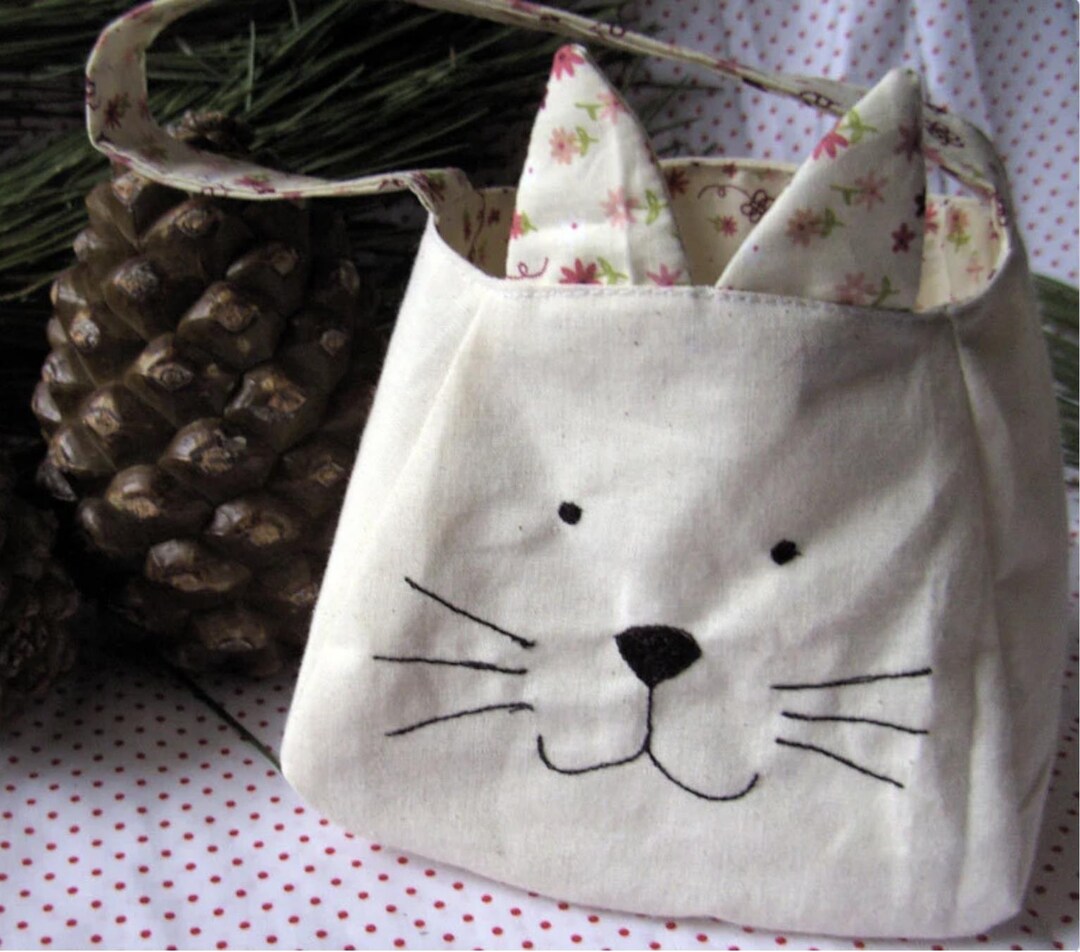 Bunny and Animal Bag PDF Sewing Pattern, Rabbit, Cat, Panda, Owl, Purse ...