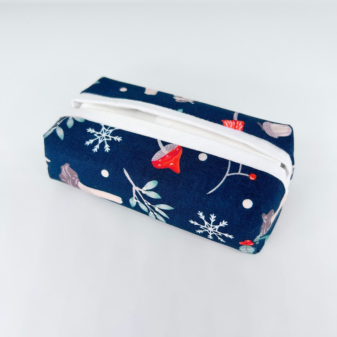 Tissue Case, Handmade Fabric Tissue Holder for Paper Tissues, Travel ...