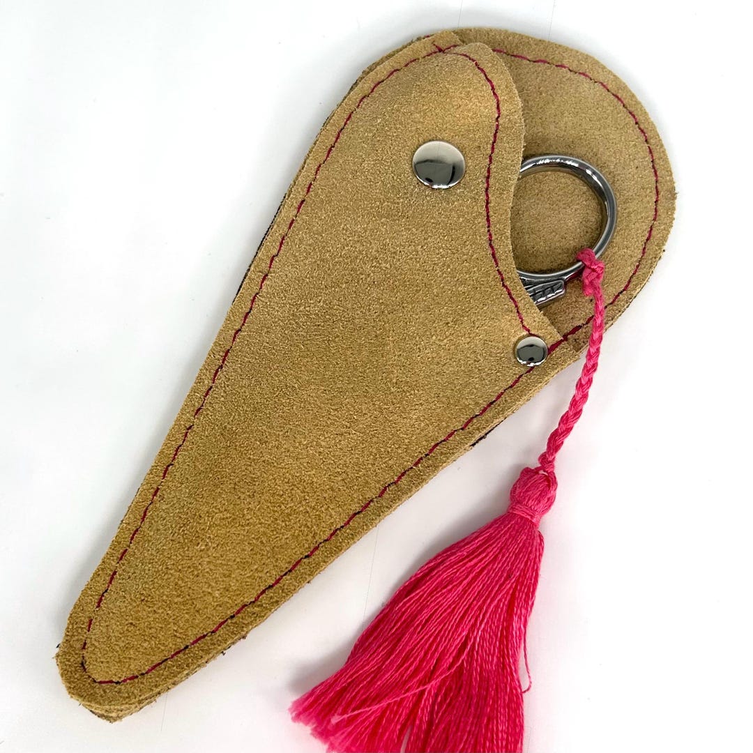 Scissor Keeper, Scissor Case, Small Suede Embroidery Scissor Holder ...