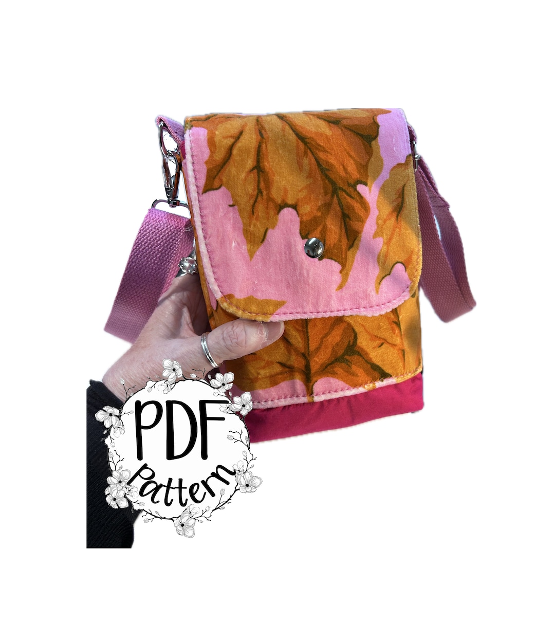 Crossbody Bag Sewing Pattern, PDF Digital Download With Photos and Full ...