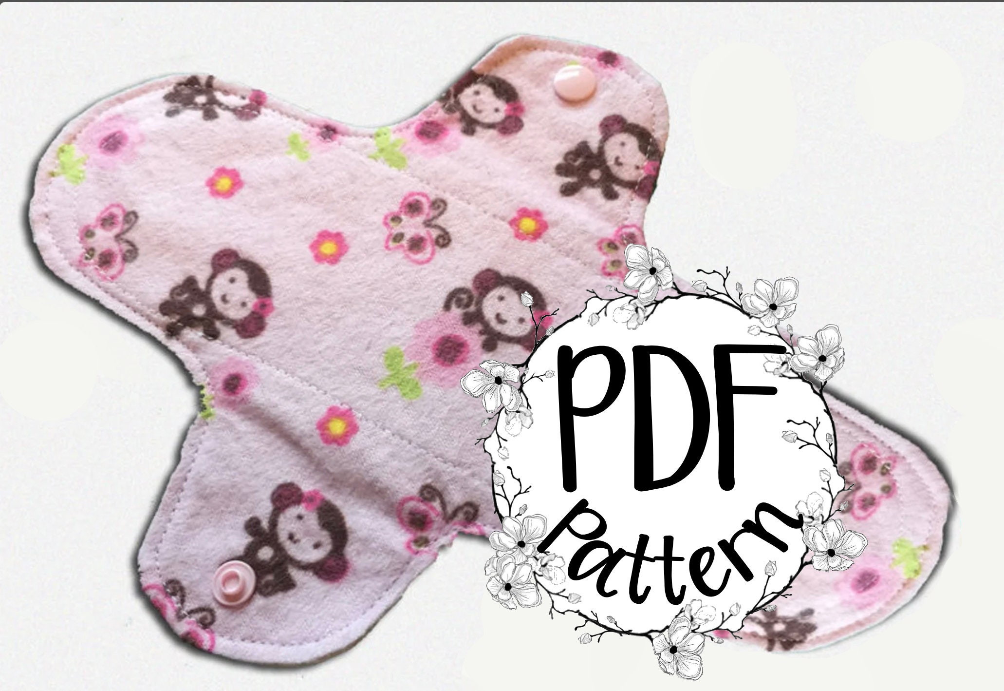Reusable Sanitary Pad Pattern PDF Digital Download Panty - Etsy