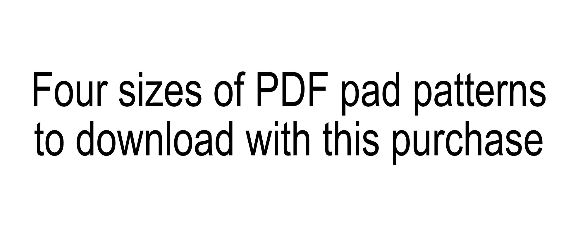 Reusable Sanitary Pad Pattern PDF Digital Download, Panty Liner ...