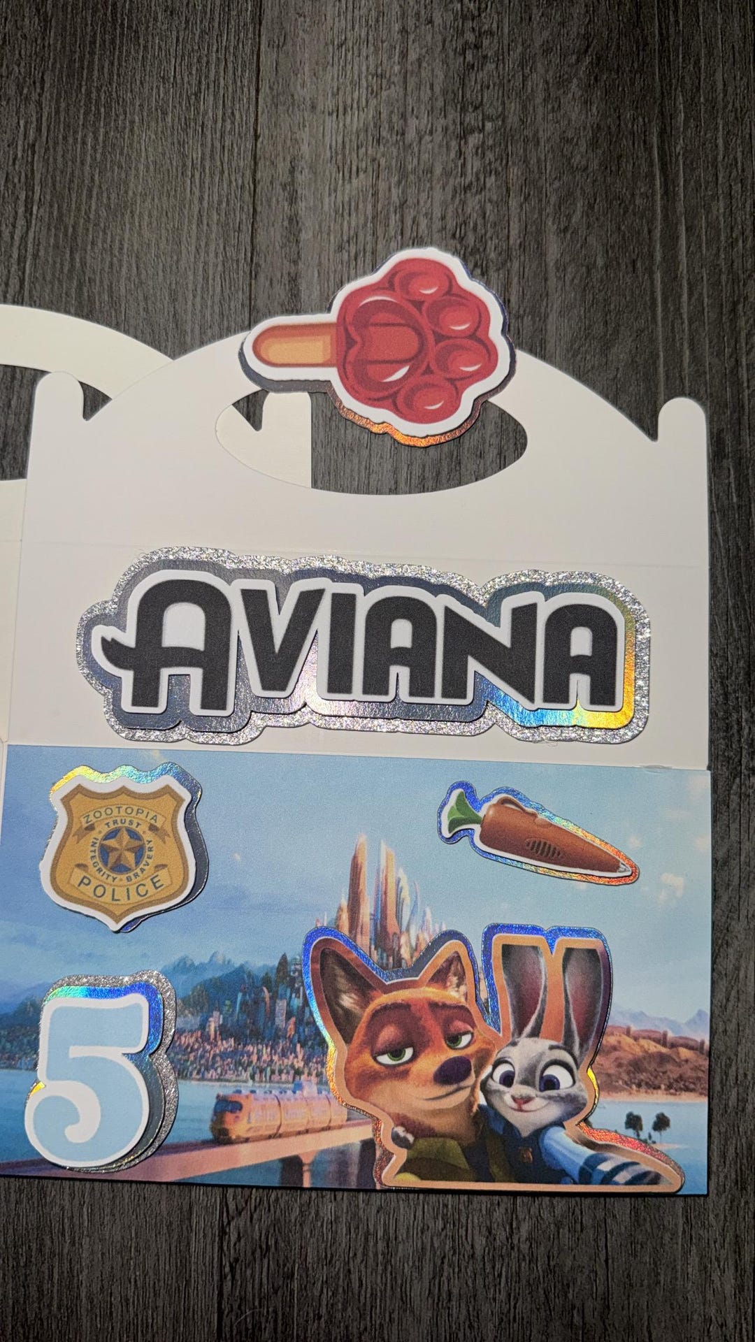 Zootopia Party Favor Boxes - Etsy UK