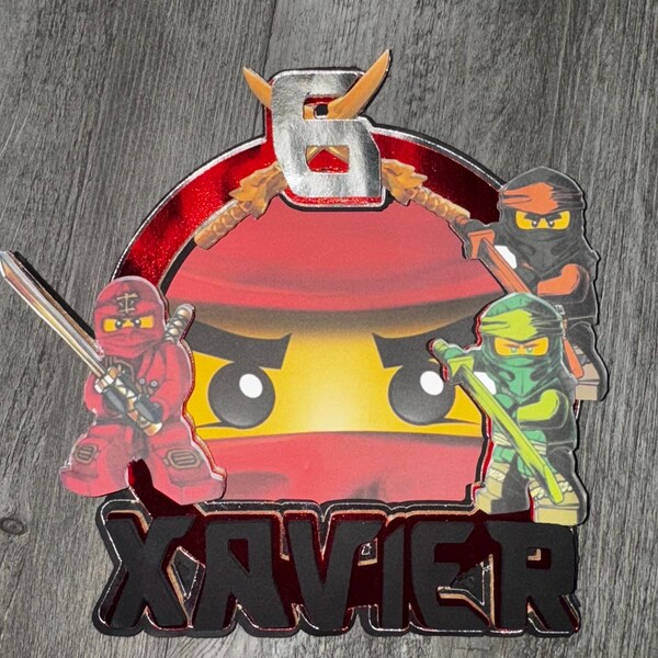 Ninjago Cake Topper - Etsy