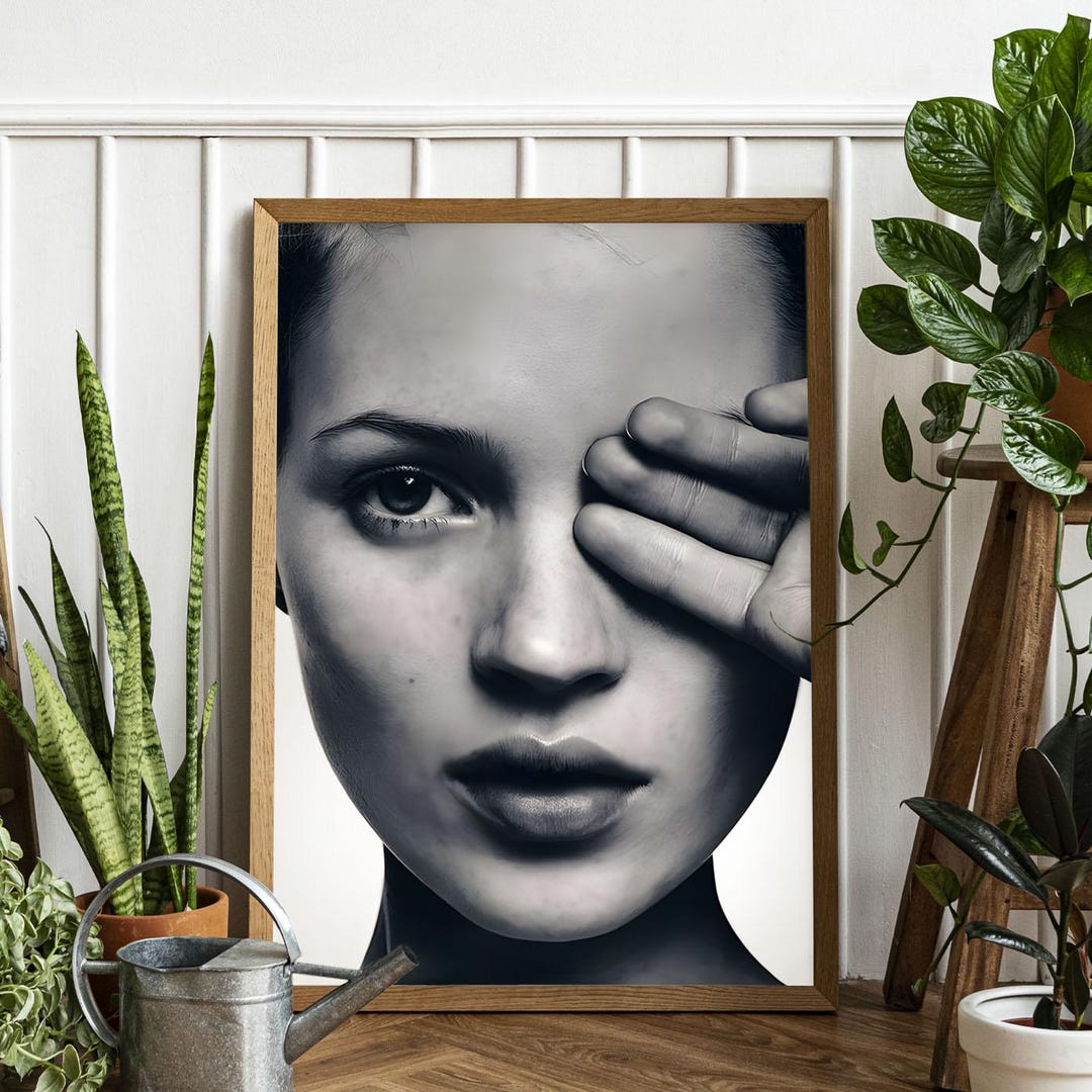 Kate Moss Prints, Photography Prints, Kate Moss, Retro Poster, Kate ...
