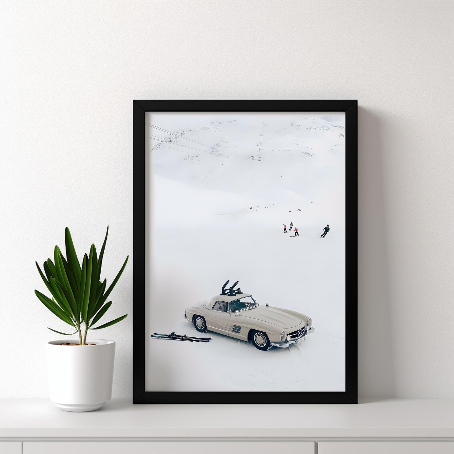 Vintage Apres Ski Photo Print, Summer Spring Skiing, Printable Art ...