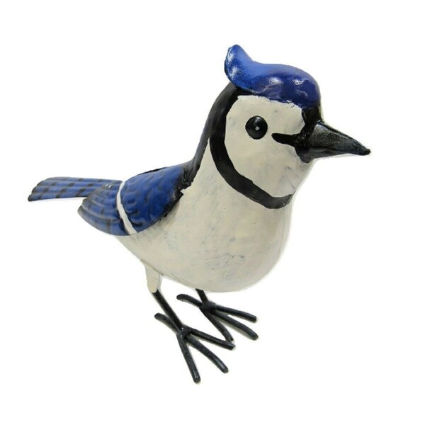 Blue Jay Garden Statue - Etsy