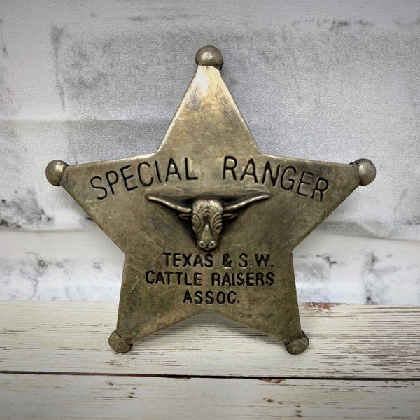 Texas Ranger Badge - Etsy