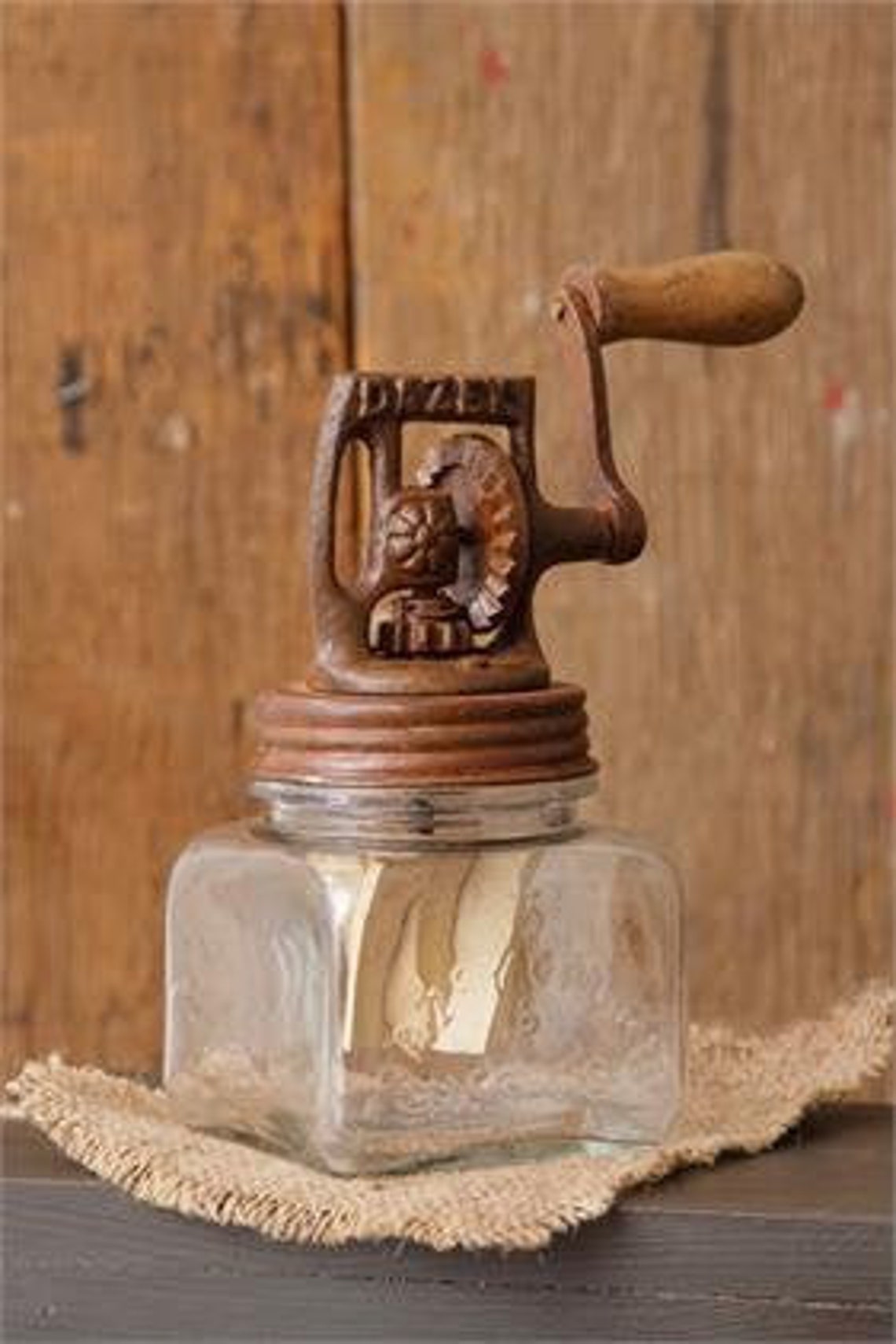 New Country Kitchen Vintage Style Small Square Butter Churn | Etsy