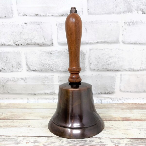 Antique Hand Bell - Etsy