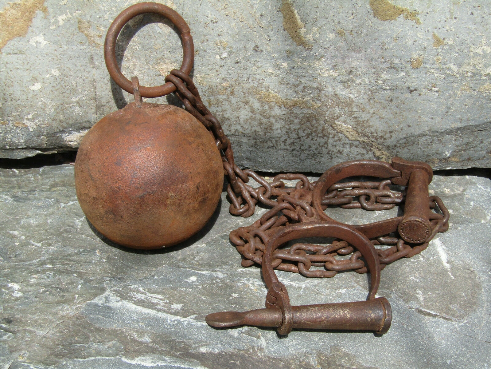 Ancient Prison Shackles