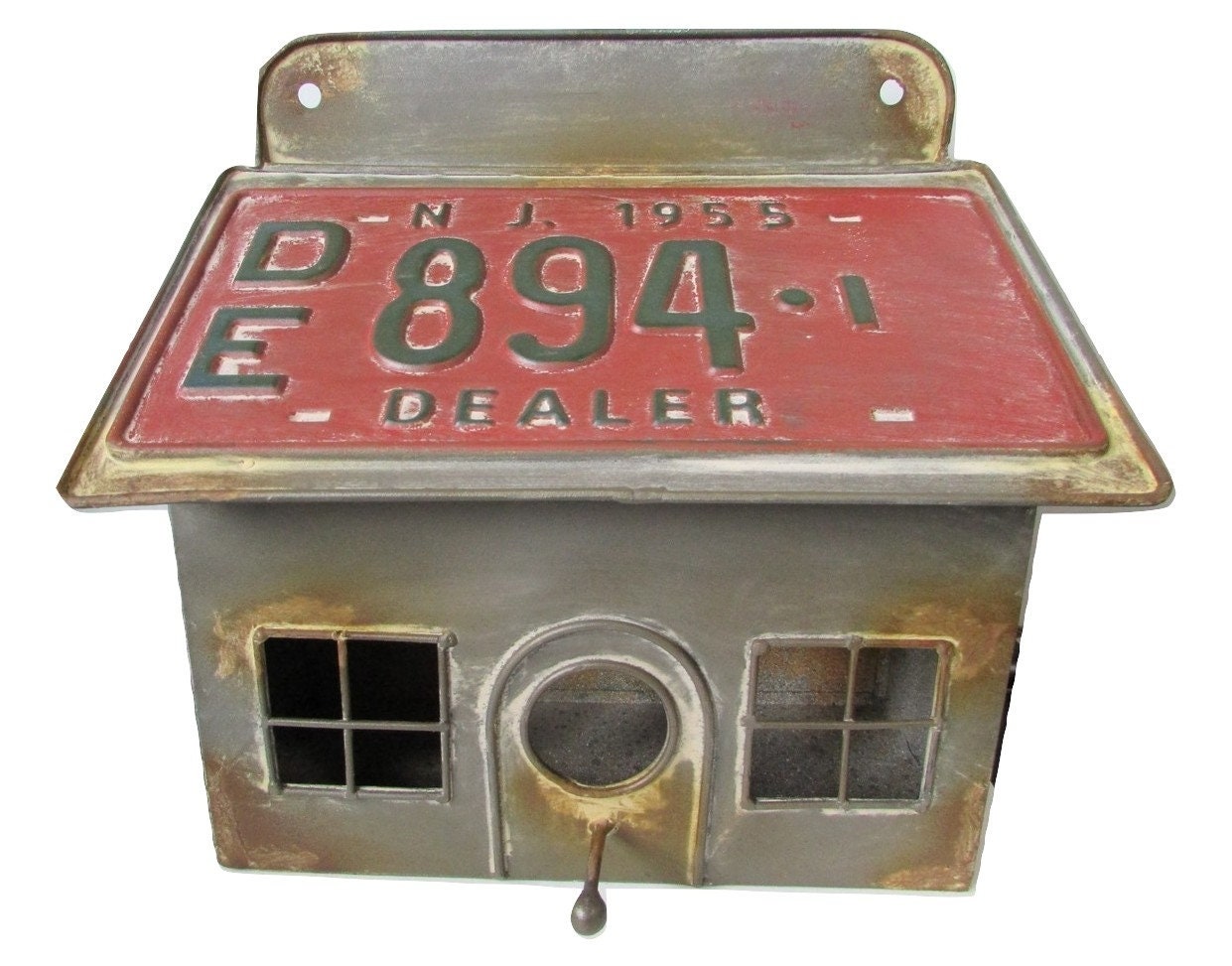 Rustic Galvanized Metal NJ Dealer License Plate Roof Metal - Etsy