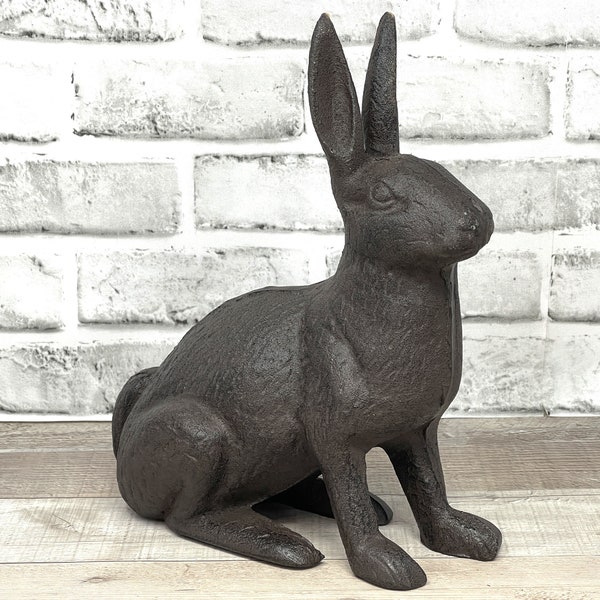 Rabbit Garden Statue - Etsy
