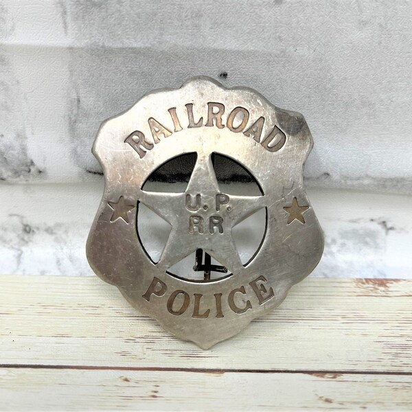 Railroad Police Badge - Etsy