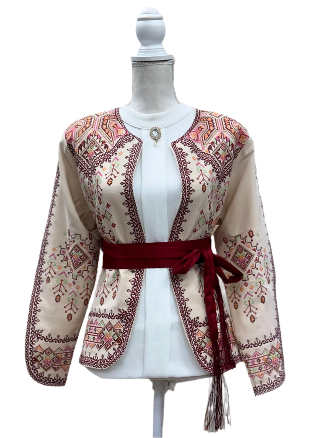 Modern Tatreez Jacket: A Fusion of Tradition and Contemporary Style - Etsy