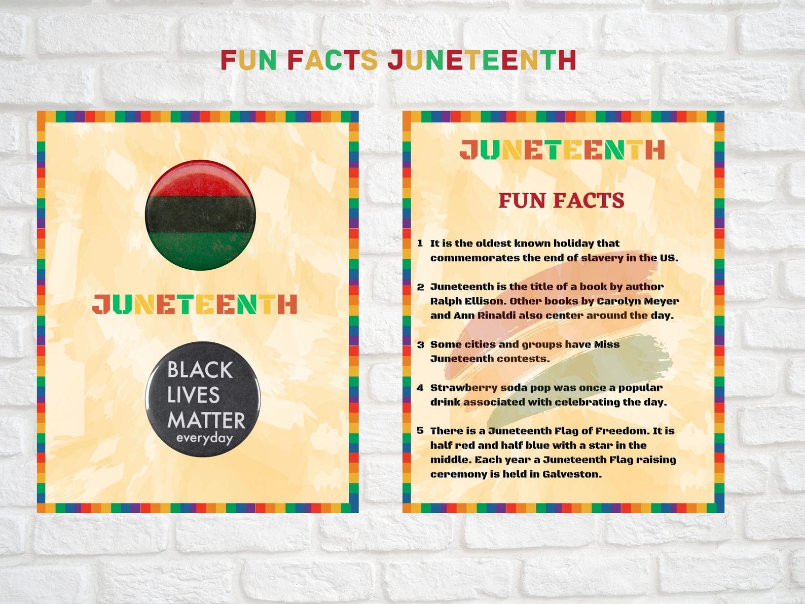 Juneteenth Posters, Freedom Day Posters, Juneteenth History Printable ...