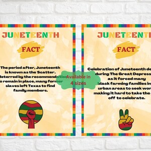 Juneteenth Posters, Freedom Day Posters, Juneteenth History Printable ...
