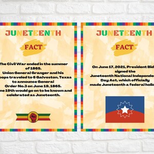Juneteenth Posters, Freedom Day Posters, Juneteenth History Printable ...