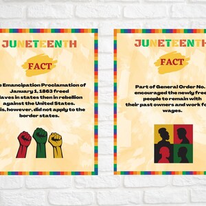 Juneteenth Posters, Freedom Day Posters, Juneteenth History Printable ...