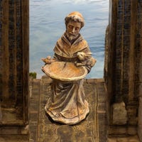 St. Fiacre ~ Patron Saint of Gardeners. A High Quality, Framed Print of ...