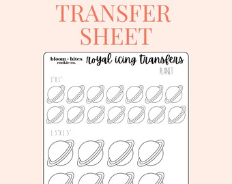 Star Royal Icing Transfer Template Printable Star Icing Template Royal ...