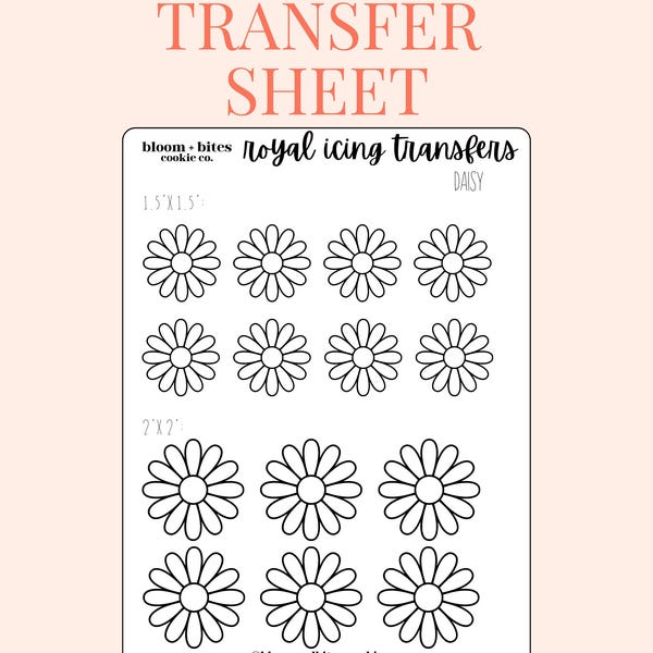 Flower Transfers - Etsy