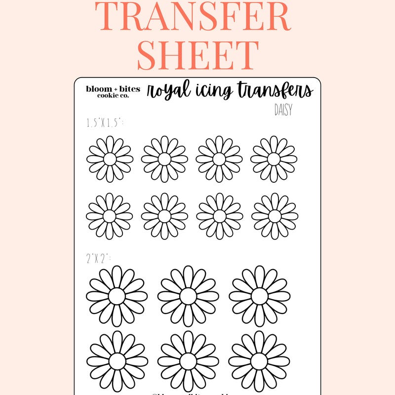 Flower Transfers - Etsy