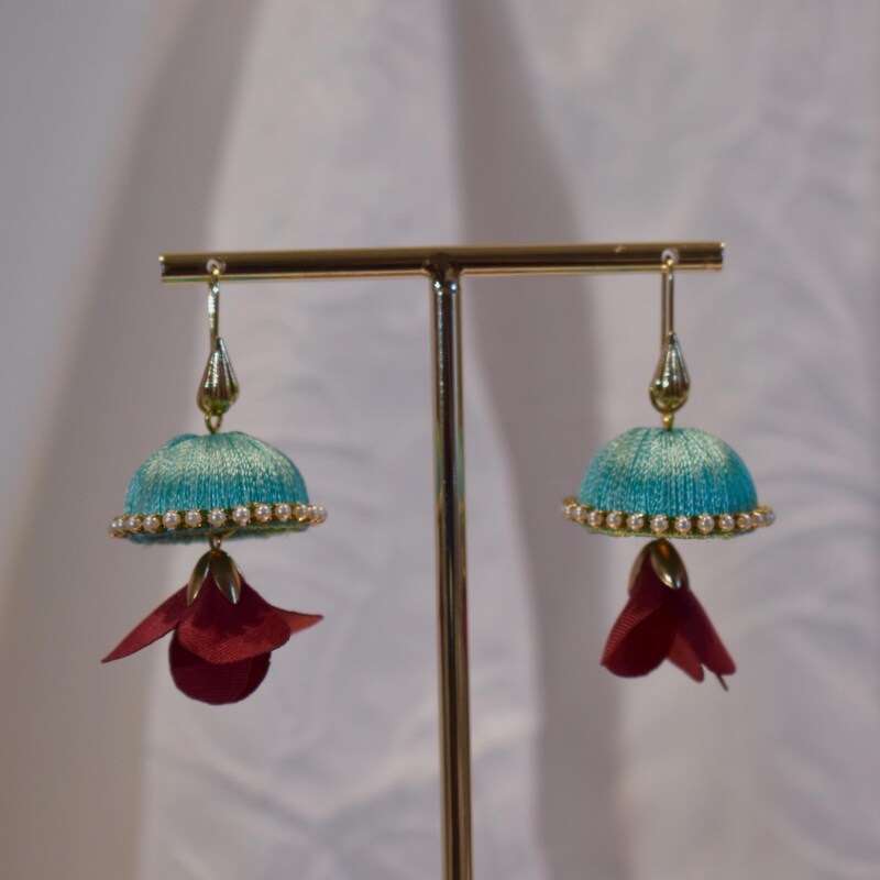 Thread Earrings - Etsy