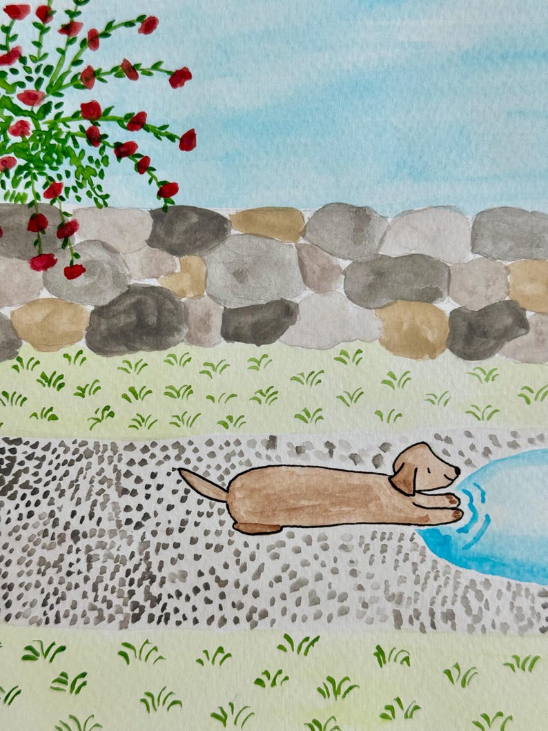 Original Watercolor Painting - Playful Puppies by Mary Lee - Dog ...