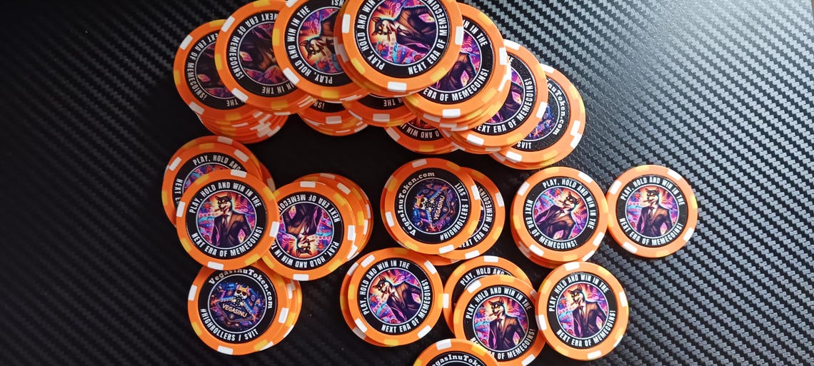 5-piece Vegas Inu Token VIT Poker Chips - Etsy