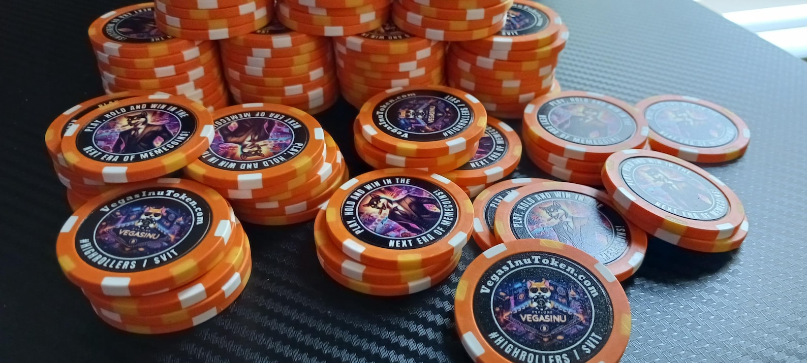5-piece Vegas Inu Token VIT Poker Chips - Etsy