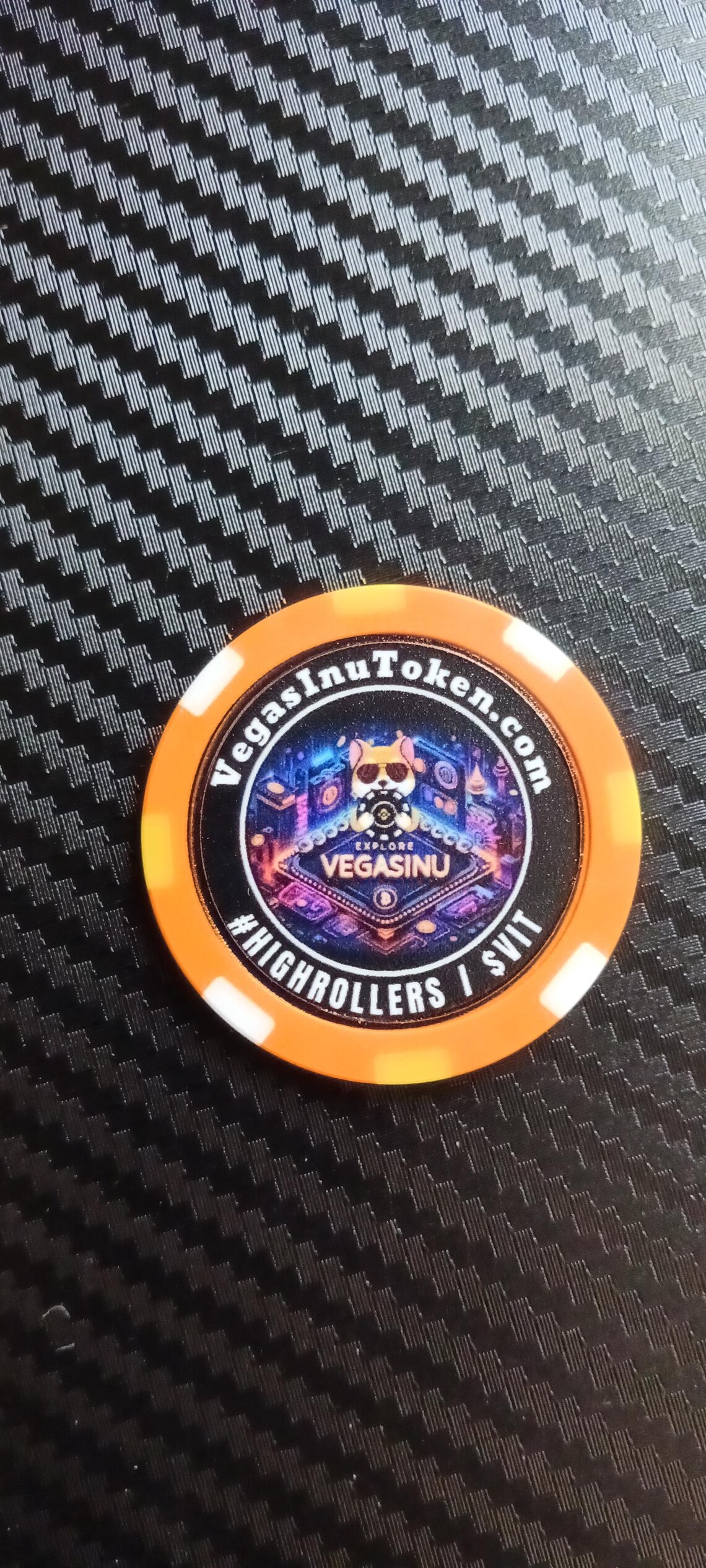 5-piece Vegas Inu Token VIT Poker Chips - Etsy