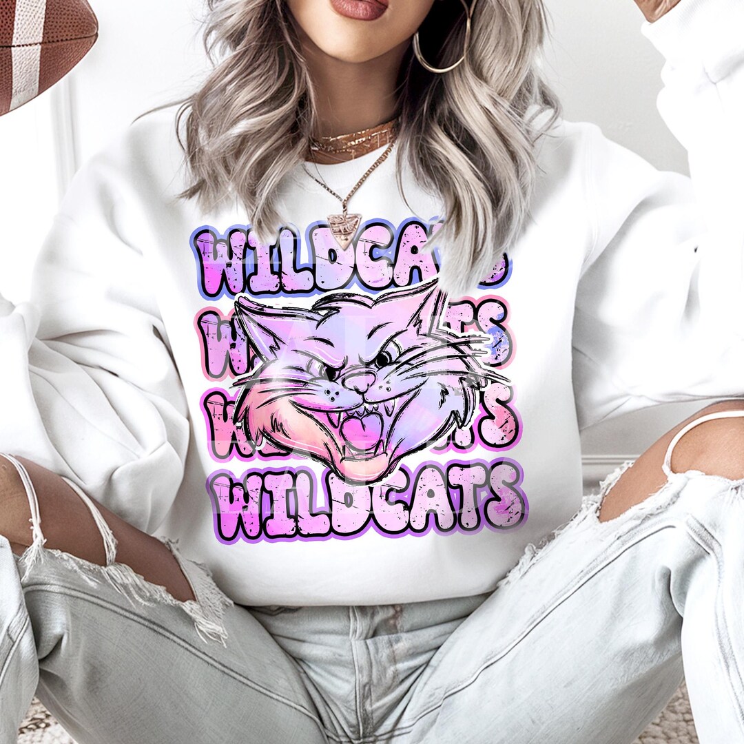 WILDCATS Sublimation PNG Preppy Mascot School Pride Sublimation Design ...