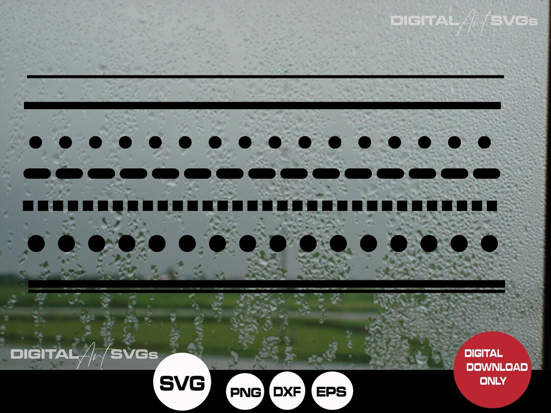 Lines SVG, Dotted Line Png, Line Stroke Cut File, Digital Download ...