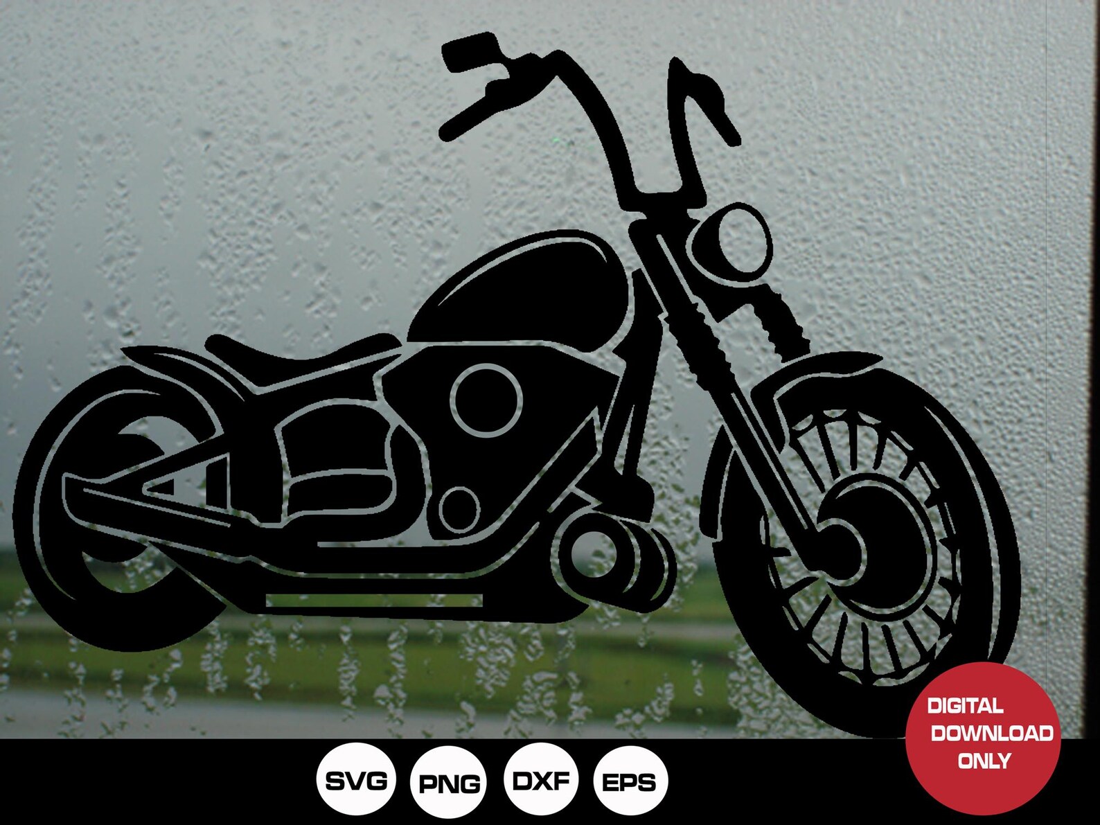 Motorcycle SVG - Digital Download for Cricut, SVG Files & Designs ...