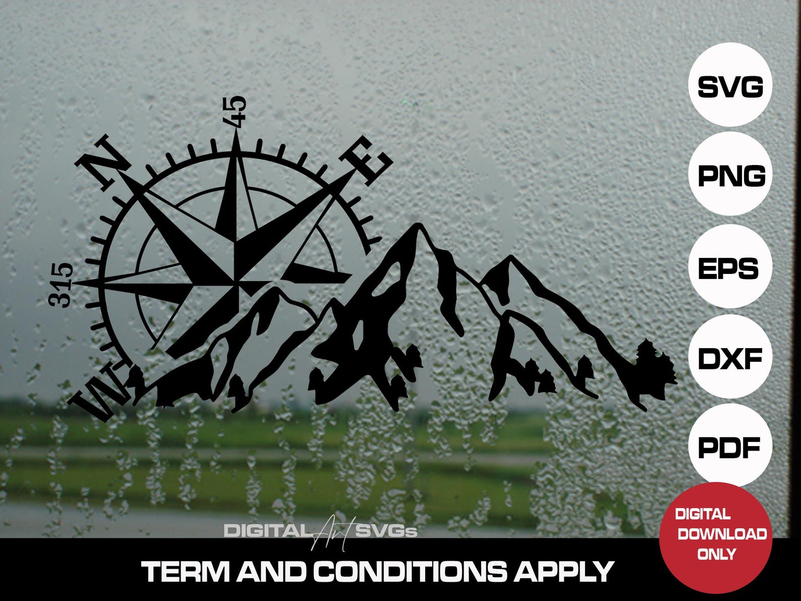 Compass SVG, Nautical Compass Rose SVG for Cricut Silhouette Glowforge ...